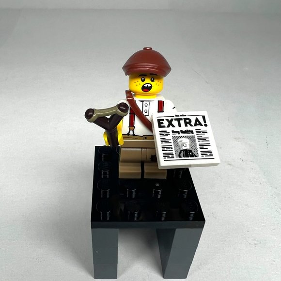 Lego | Toys | Lego Newspaper Boy With Sling Shot Minifigure Collectors ...